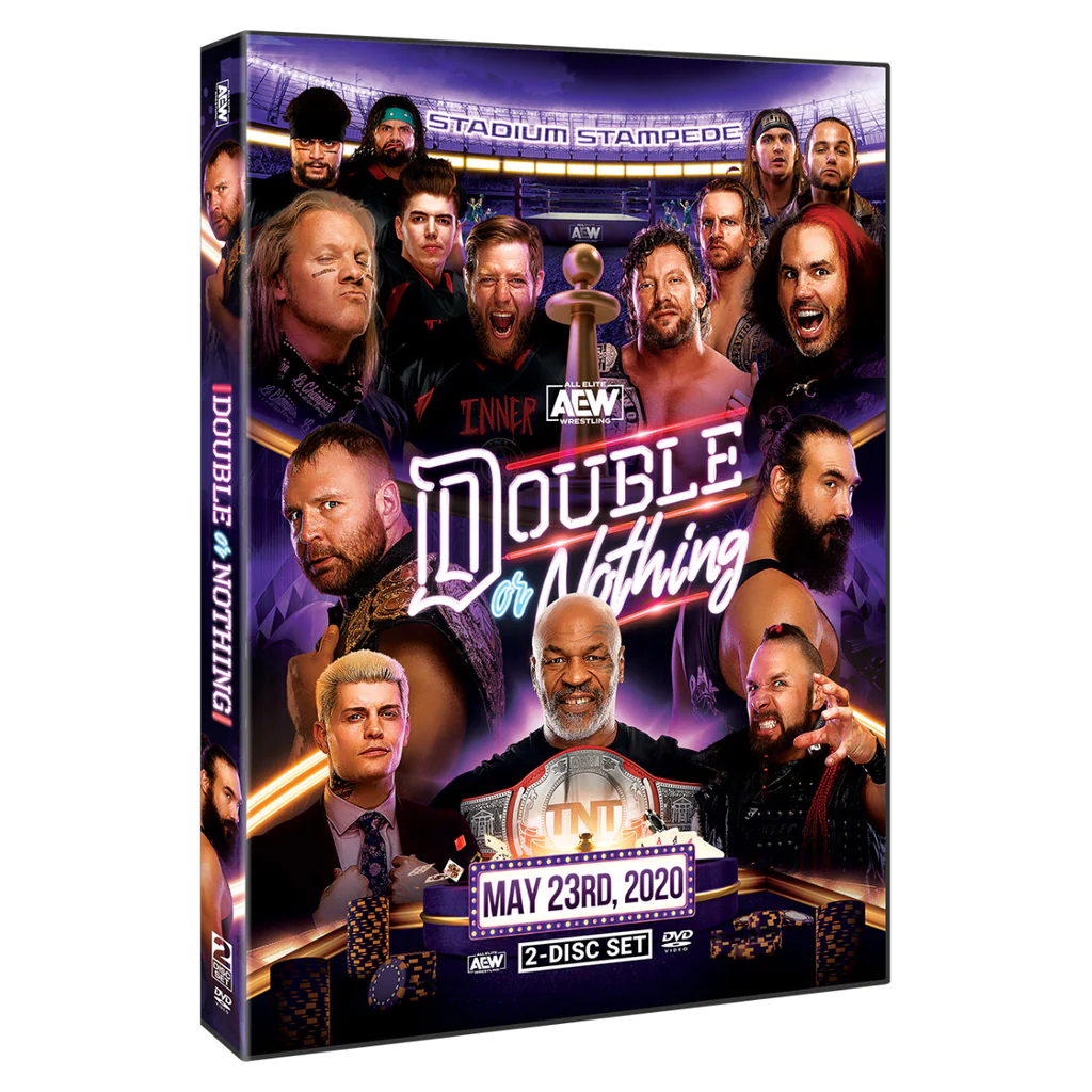 AEW – Double Or Nothing 2020 Event 2 Disc DVD Set – Squared Circle ...